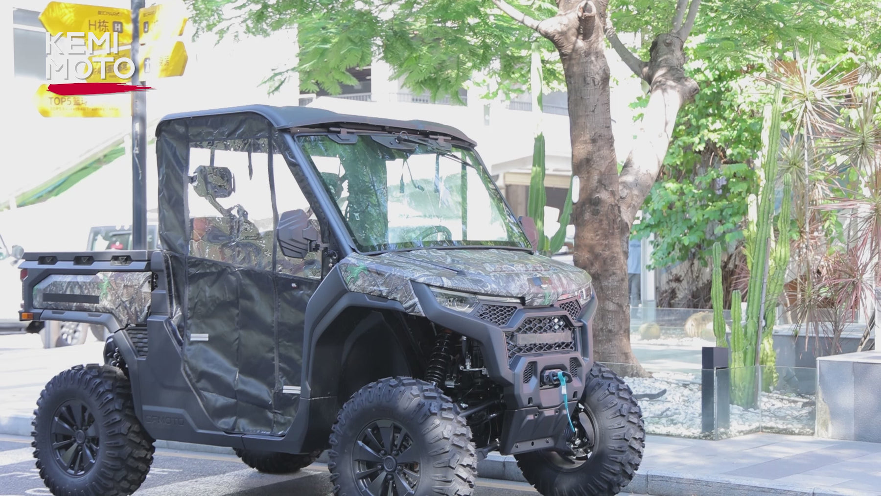 UTV Soft Full Doors Cab Enclosure for CFMOTO UFORCE U10 Pro – CA Kemimoto